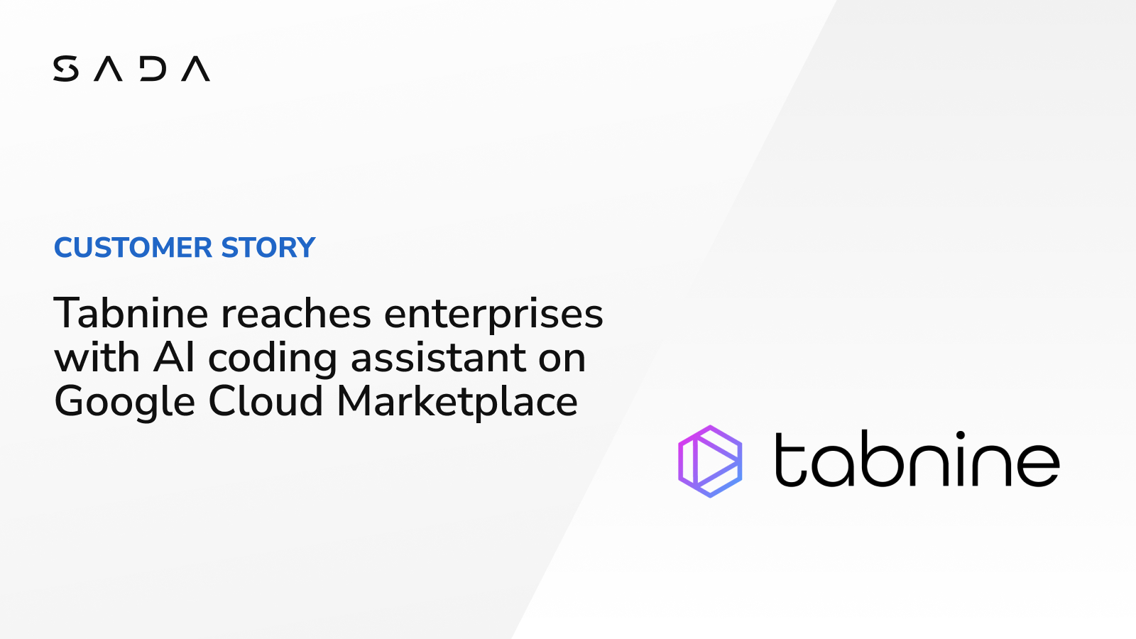 Tabnine gets into Google Cloud Marketplace to add value | SADA