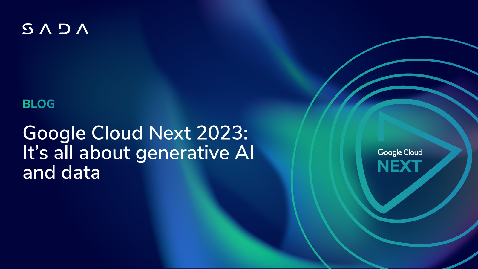 SADA’s AI and data preview for Google Cloud Next 2023