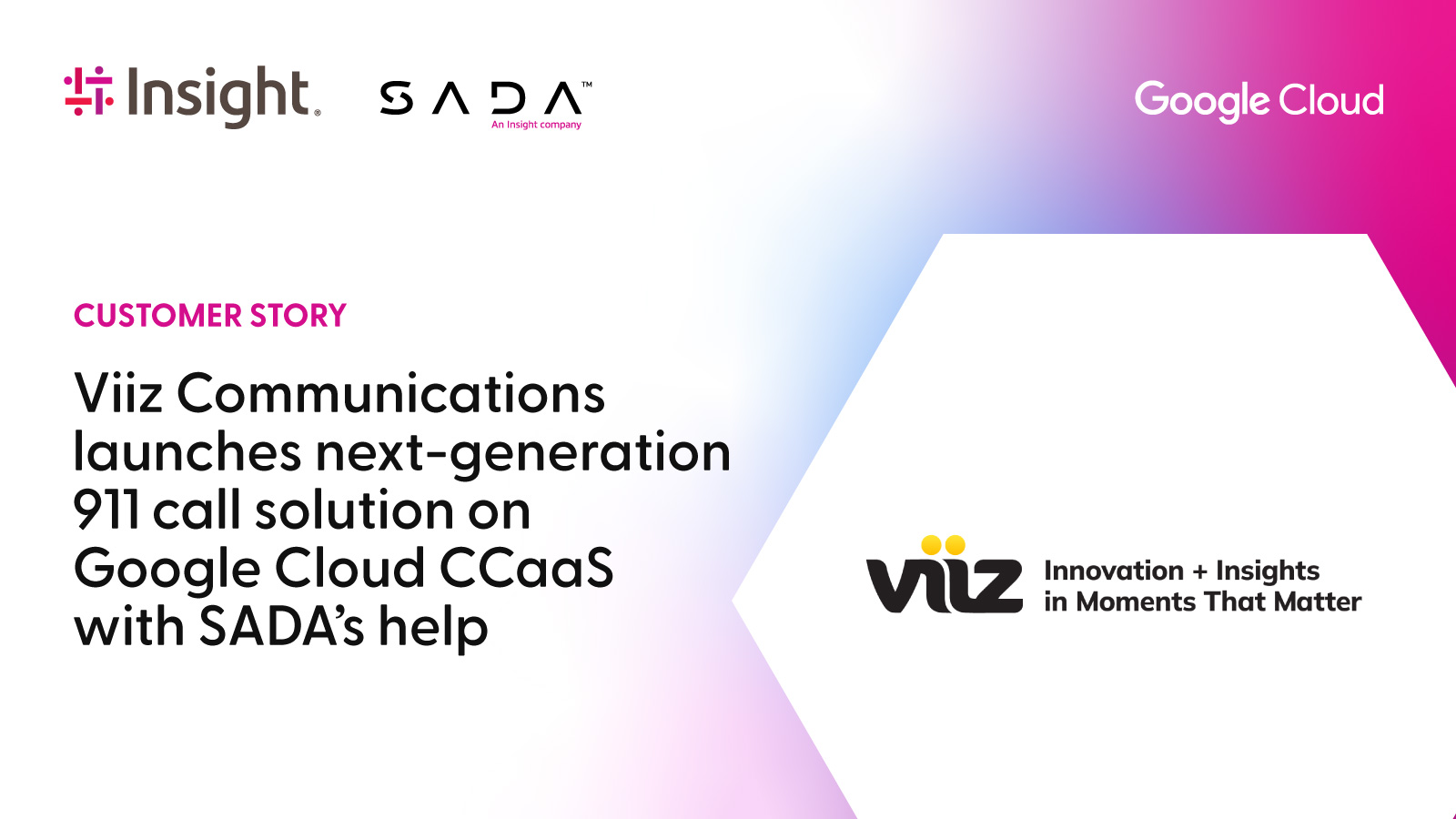 Viiz launches GenAI 911 call center solution on Google CCaaS